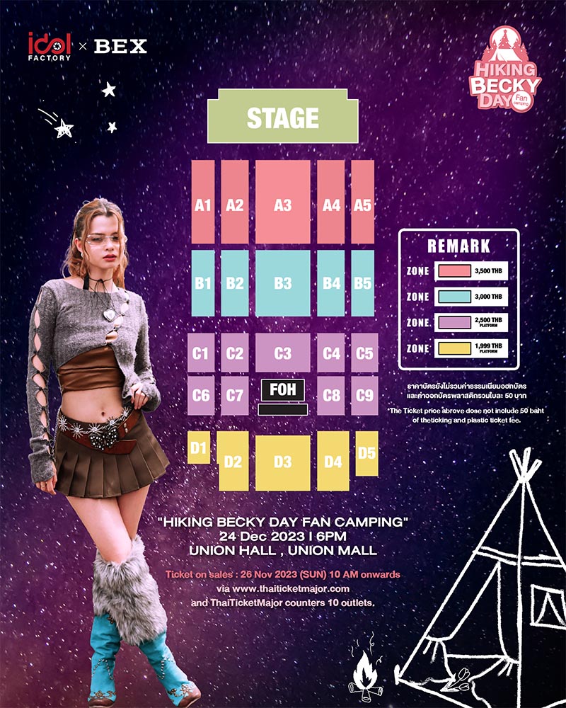 ฉลองวันเกิด ‘เบ็คกี้ รีเบคก้า’ ในงาน ‘HIKING BECKY DAY FAN CAMPING ...