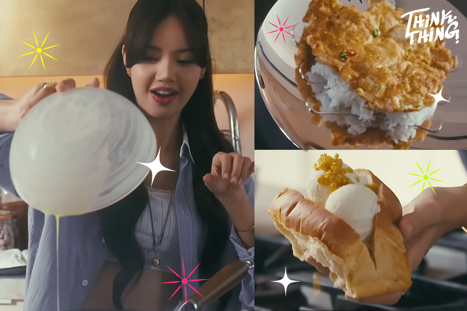 THINK THING: ลิซ่า อวดความเป็นไทยสุดพลัง กับเมนู ‘ไข่เจียวกุ้งสับ’ บน ‘โล่จานเงิน’ ของ ‘Spotify’