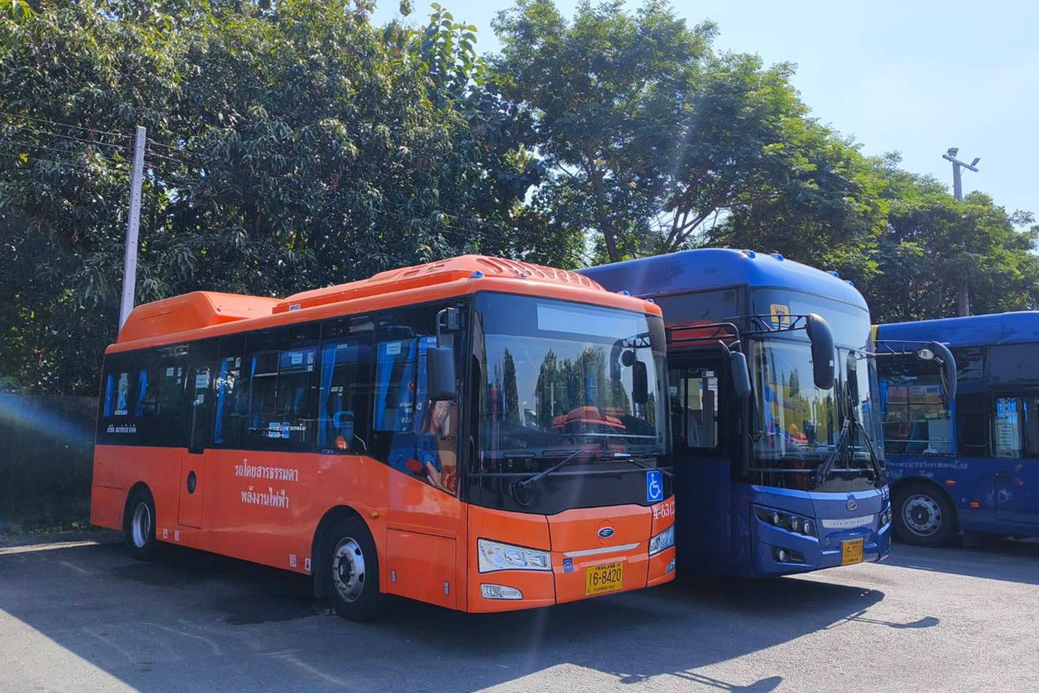 เลิกรถเมล์ NGV ไทยสมายล์บัส ใช้ไฟฟ้า100%