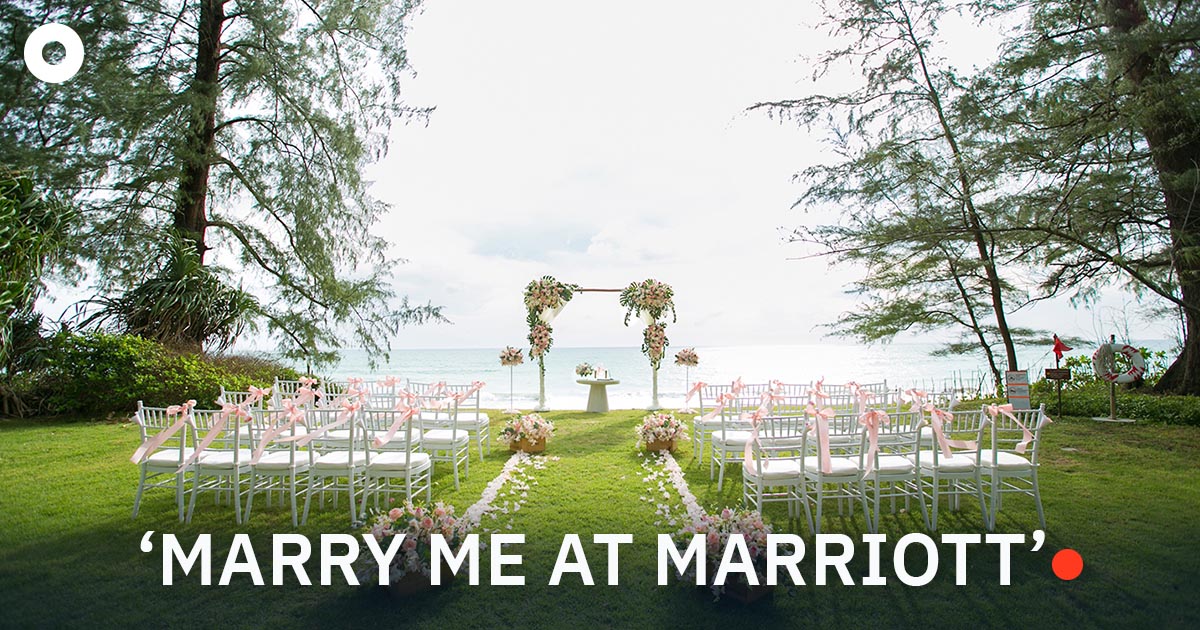 ‘MARRY ME AT MARRIOTT’ งานเวดดิ้งและฮันนีมูนโชว์เคสครั้งยิ่งใหญ่สำหรับ ...
